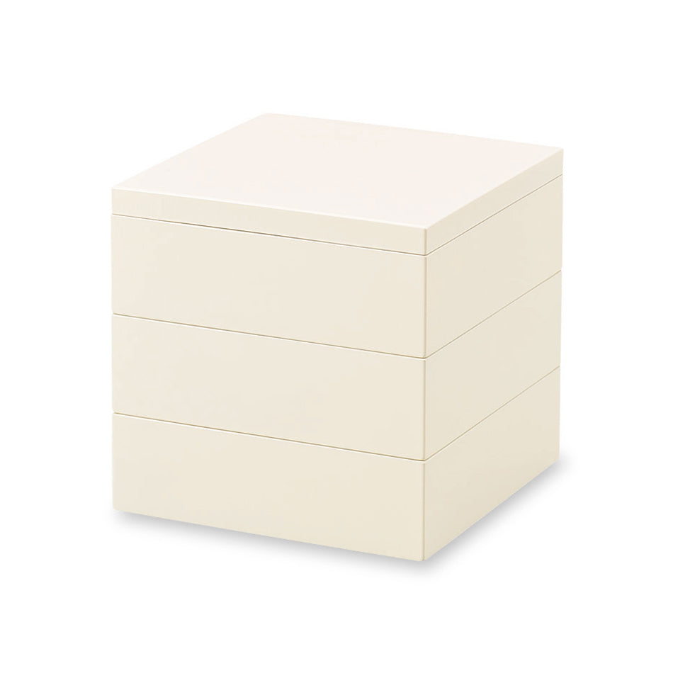 3-Tiered Jubako Bento Box (White) – The House of Umami